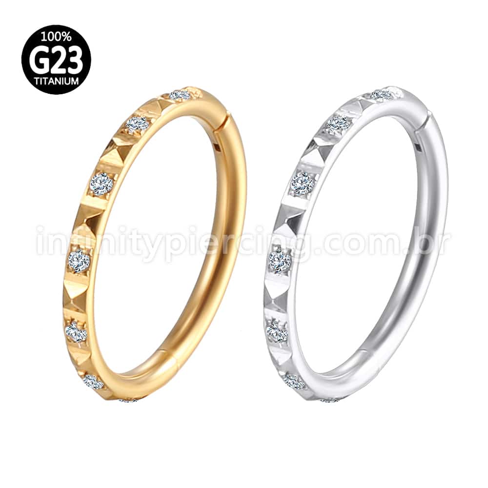 Piercing Nostril Aço Cirúrgico Ponto De Luz - Infinity Piercing